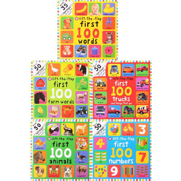 First 100 Board Book Box Set 5 Books BK2011A - Pocketpig Diary